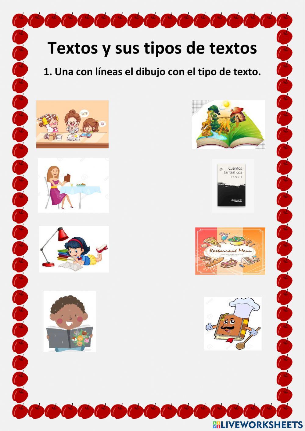 Tipos De Textos Interactive Worksheet For Noveno Live Worksheets ... Tipos De Textos Interactive Worksheet For Noveno Live Worksheets ...