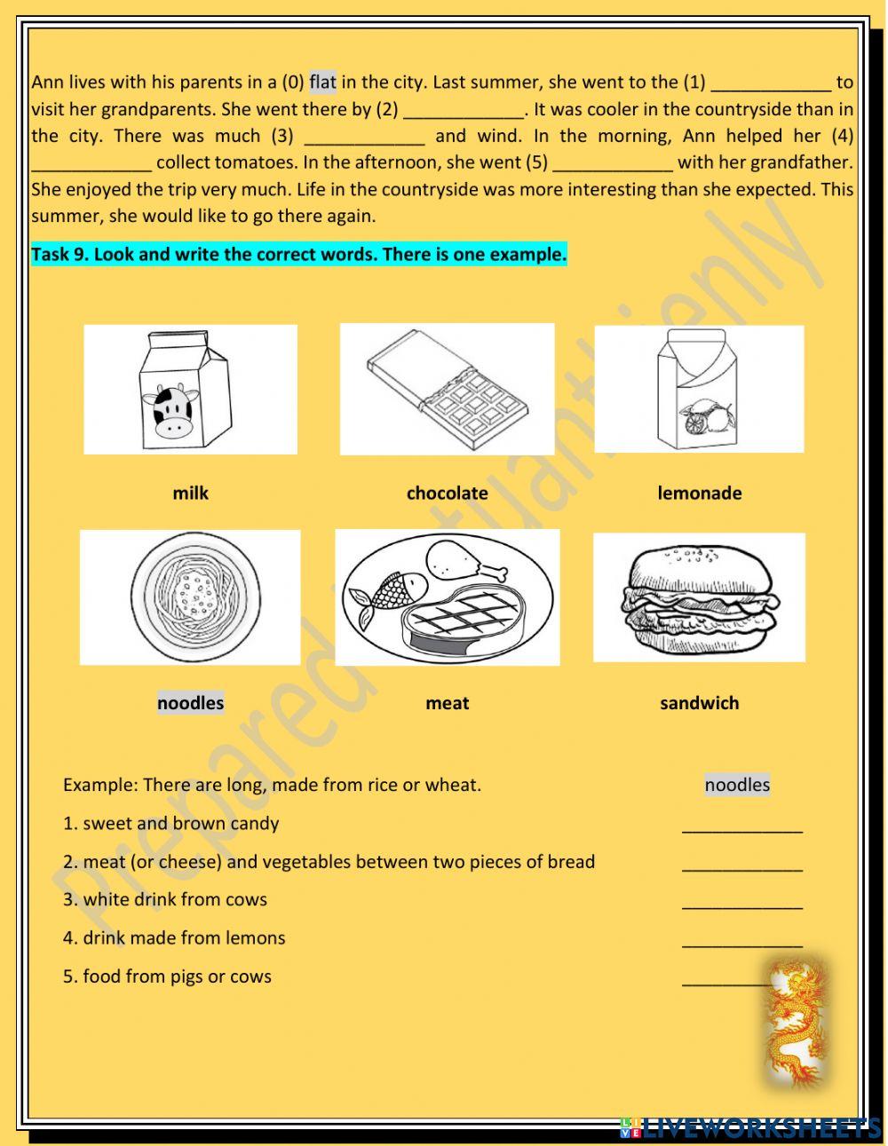 Reading End Term 2 - G5 worksheet | Live Worksheets