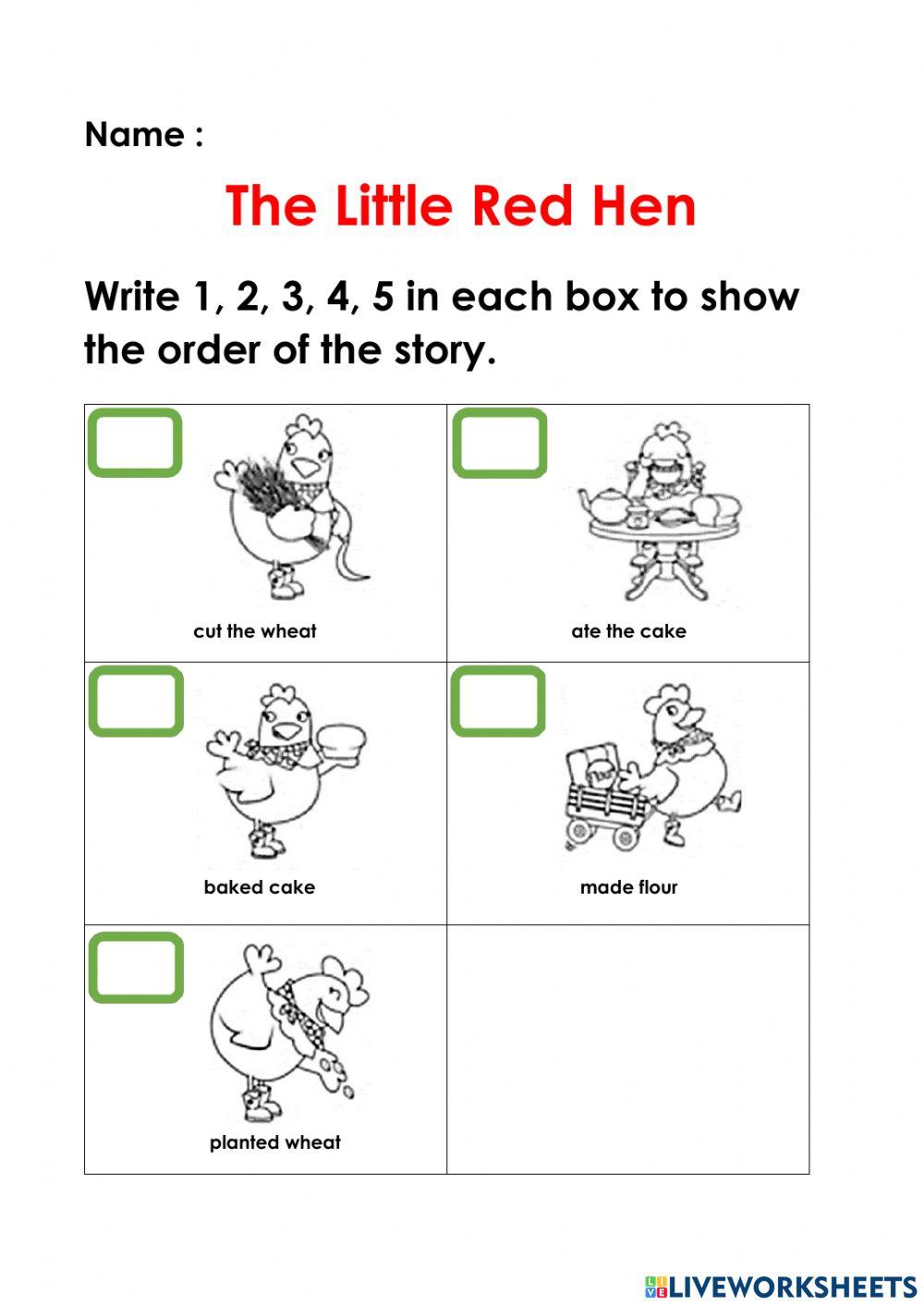 KG ENGLISH - Story Order online exercise for | Live Worksheets