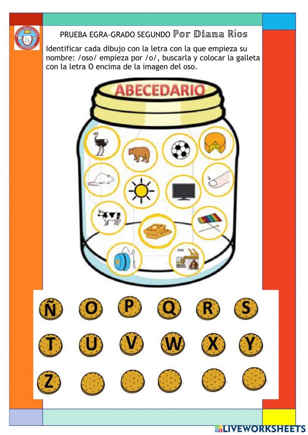 Prueba egra worksheet | Live Worksheets