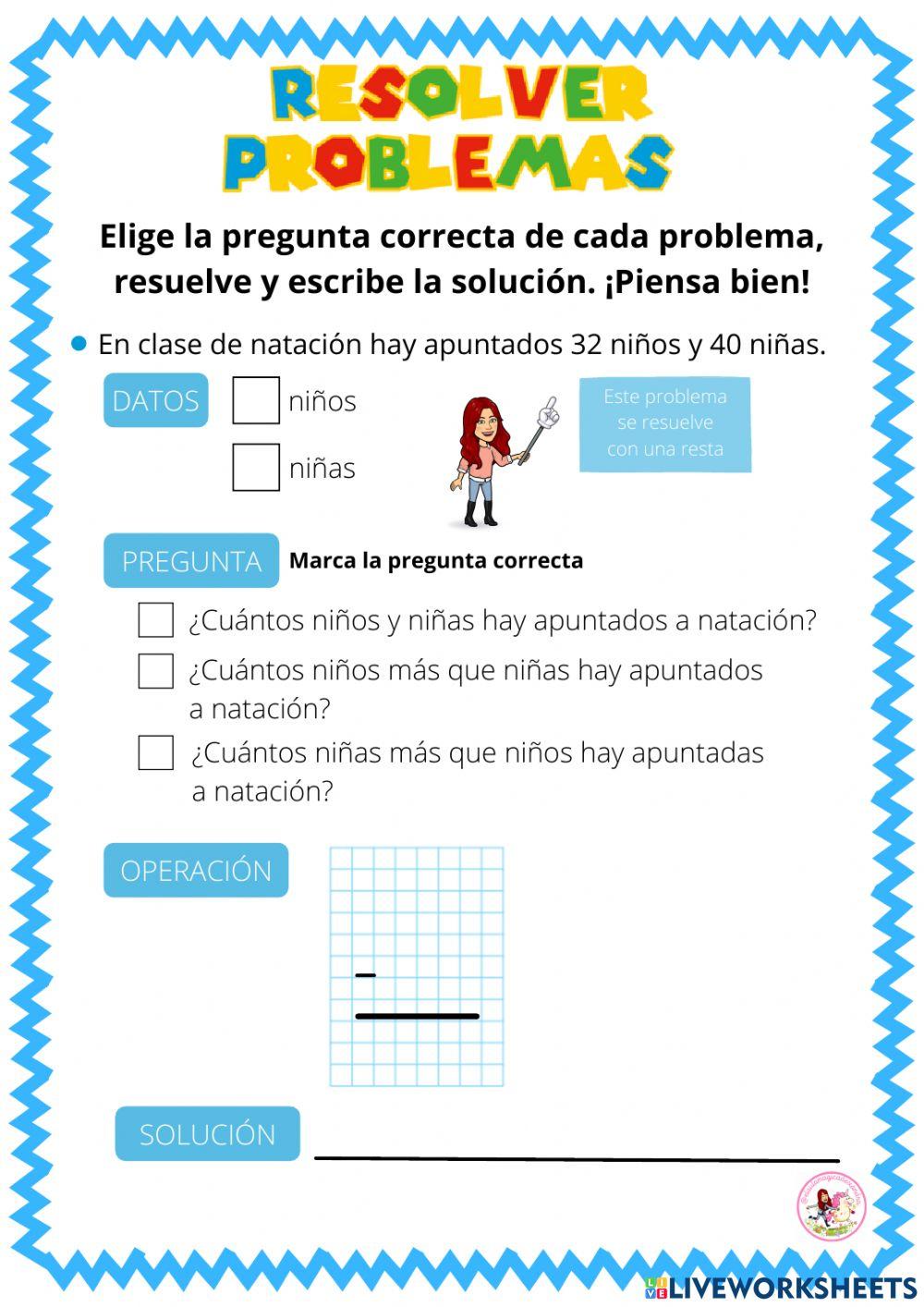 1950537 | Resolver problemas | ProfeXandra