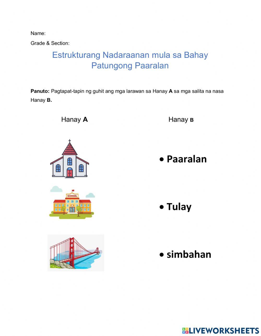 Pangunahing Direksyon Interactive Worksheet Live Worksheets, 48% OFF