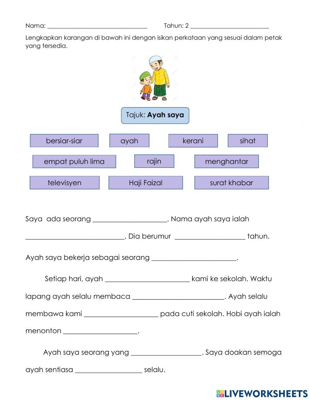 Ayah saya (karangan) 2014 | Abdul Ari Terasal | Live