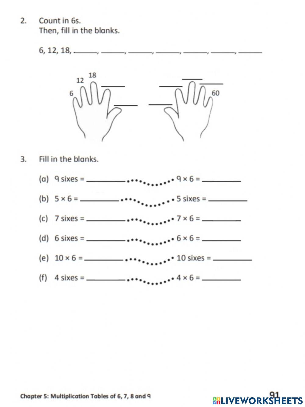 3A p91 worksheet | Live Worksheets