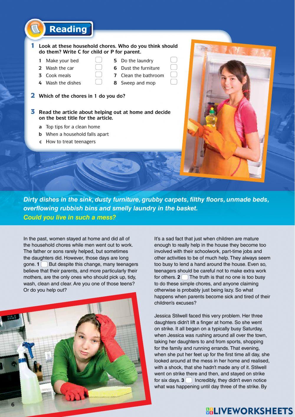 ENGLISH DOWNLOAD B1+ TOPIC 1 : IT'S PERSONAL! online exercise for ...