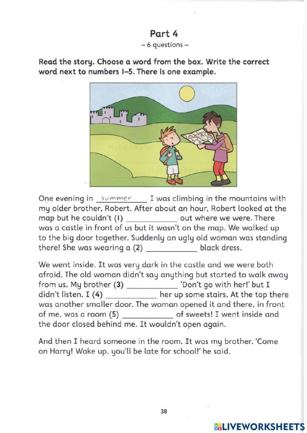 Flyers Practice test 5 online exercise for | Live Worksheets