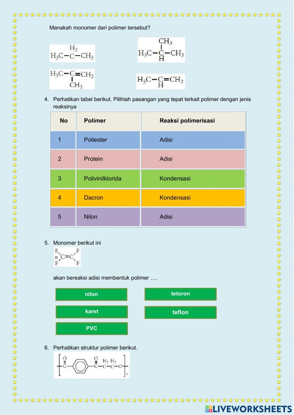 1951537 | Lkpd polimer | niluhk2020 | LiveWorksheets