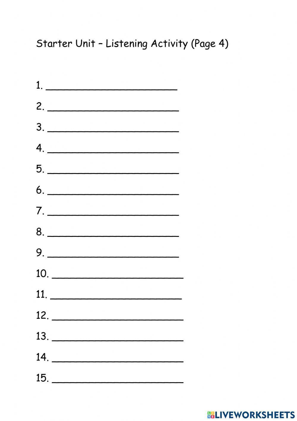 1952616 | English Year 5 Starter Unit page 4