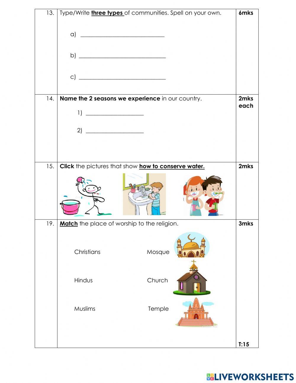 Infant 2 Social-Studies-VCCE Term 2 Exams 2022 online exercise for ...