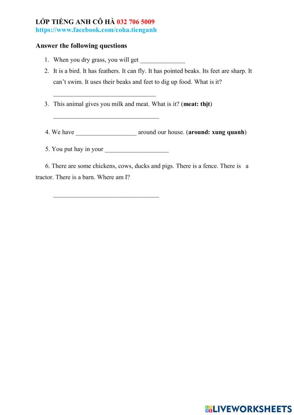 LESSON 94 Grade 3-4 1953825 | NguyenThi Lien Ha | Live