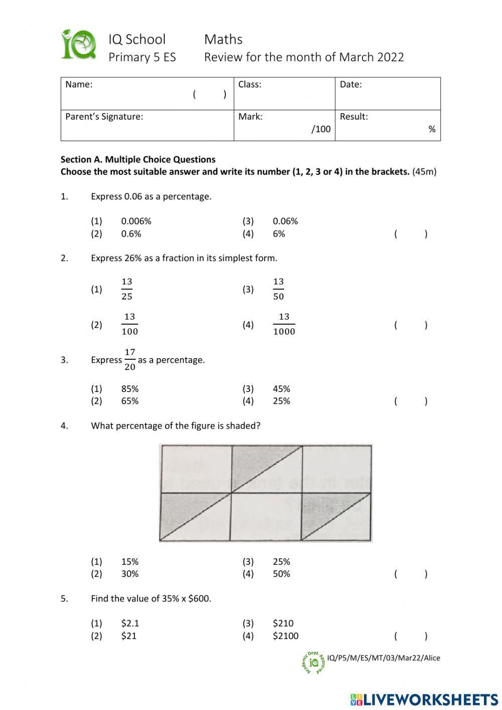 1953854 | Maths | AliceDinh | LiveWorksheets