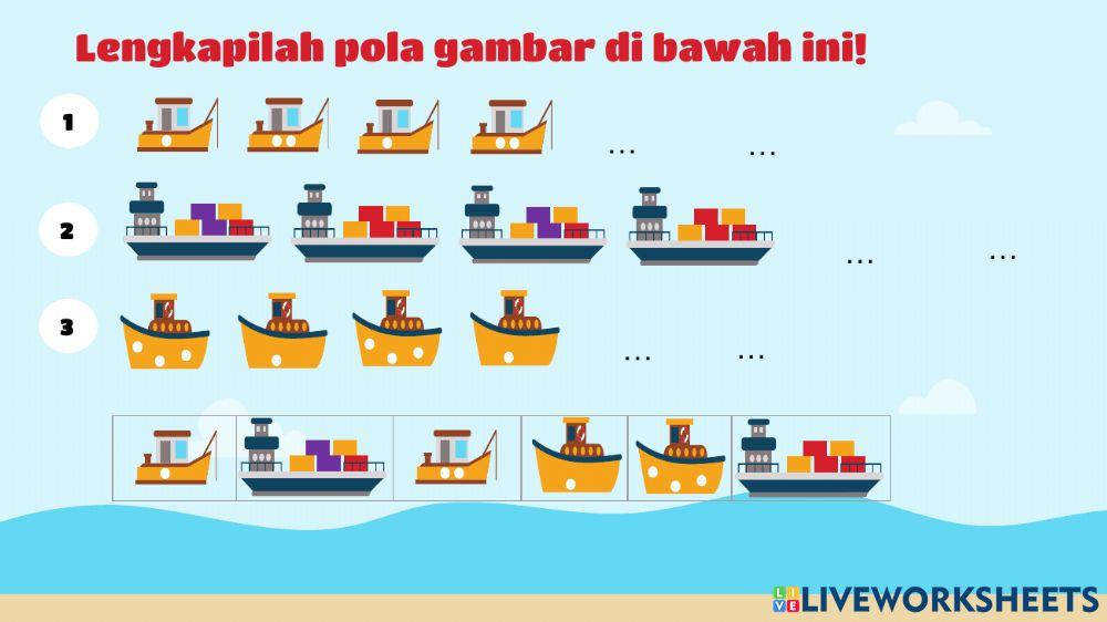 Pola Bergambar online exercise for | Live Worksheets