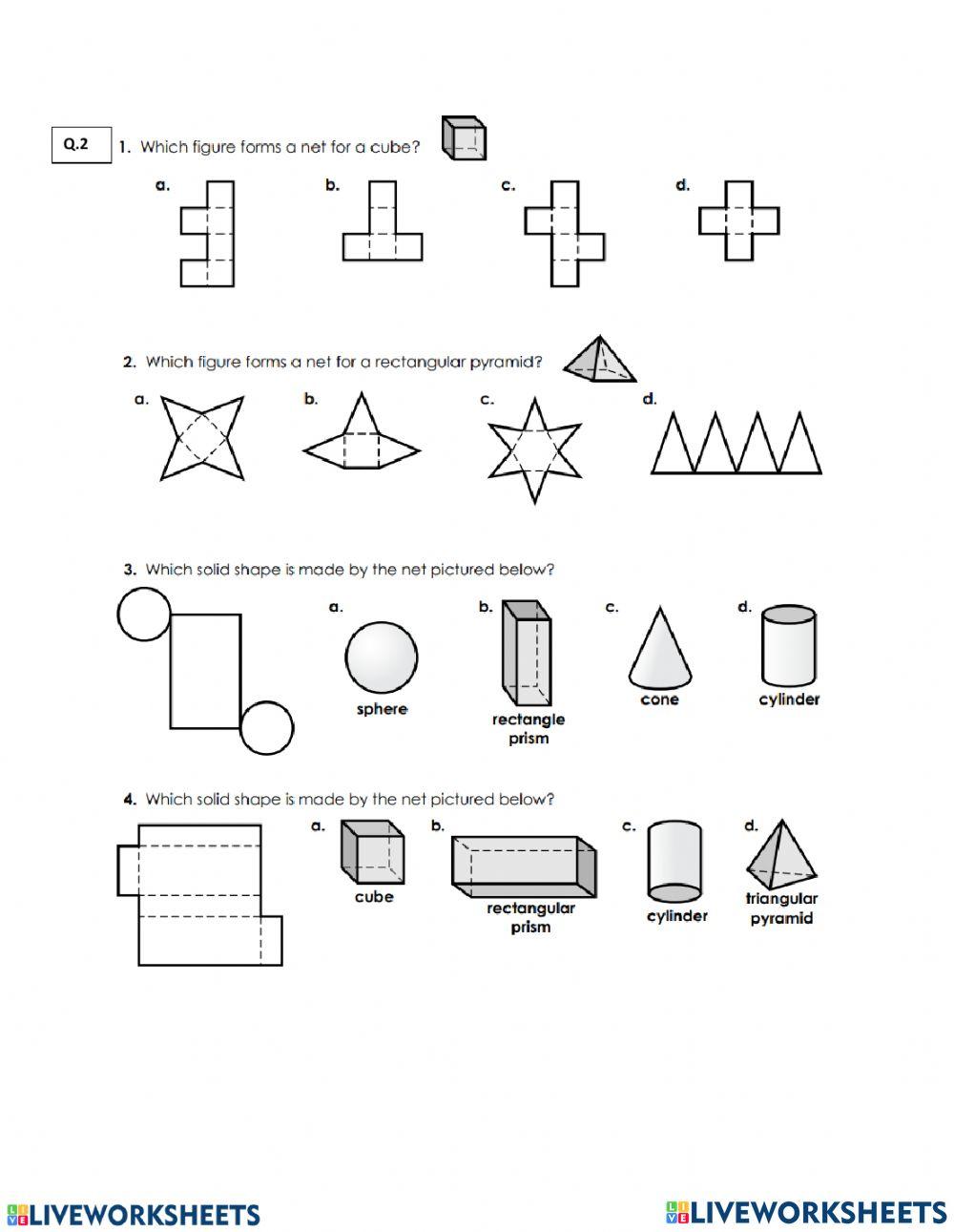 1954328 | 3D Shapes | Kyle | LiveWorksheets
