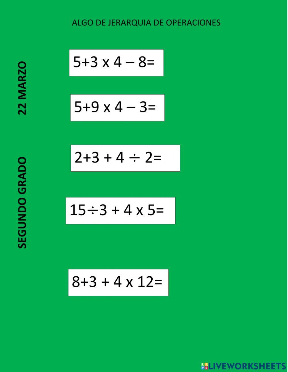 1956037 | Jerarquia | profe Caye | LiveWorksheets