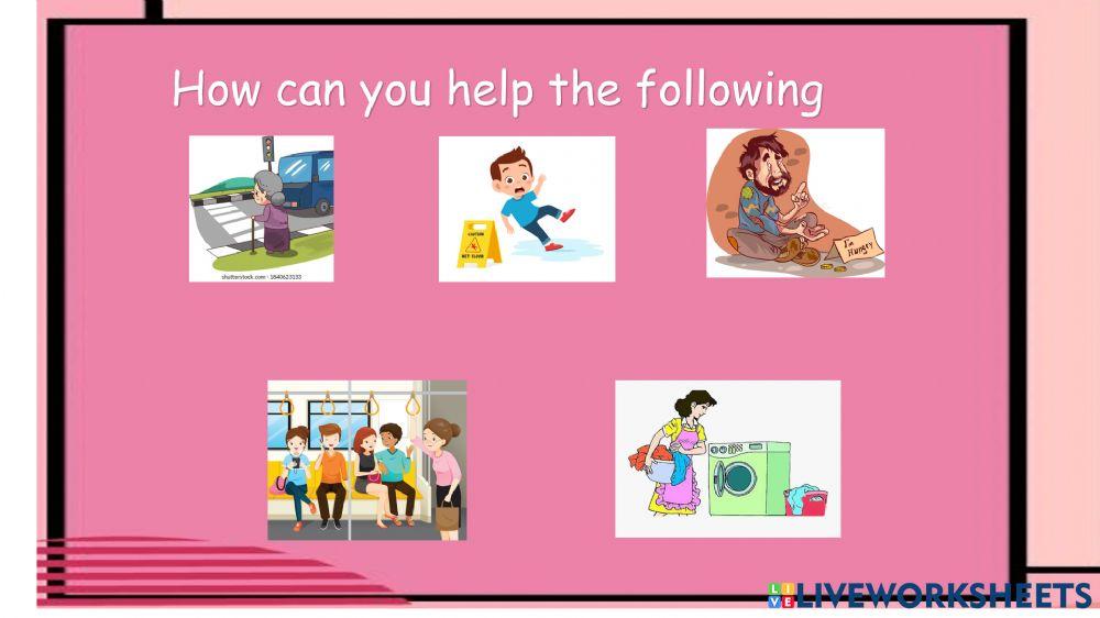 4024199 | helping others | kristeljoy | LiveWorksheets