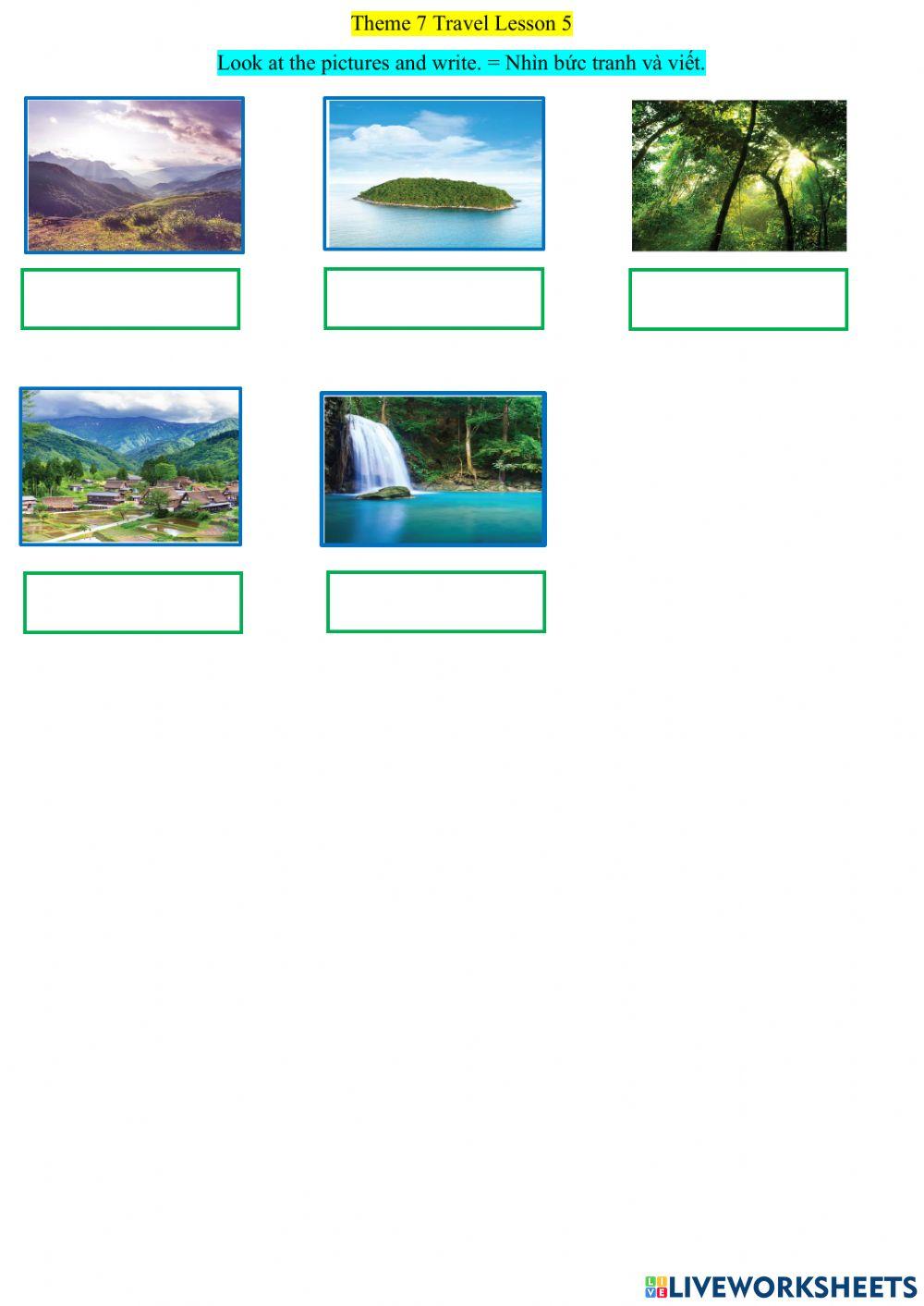 Travel online worksheet for 3 | Live Worksheets