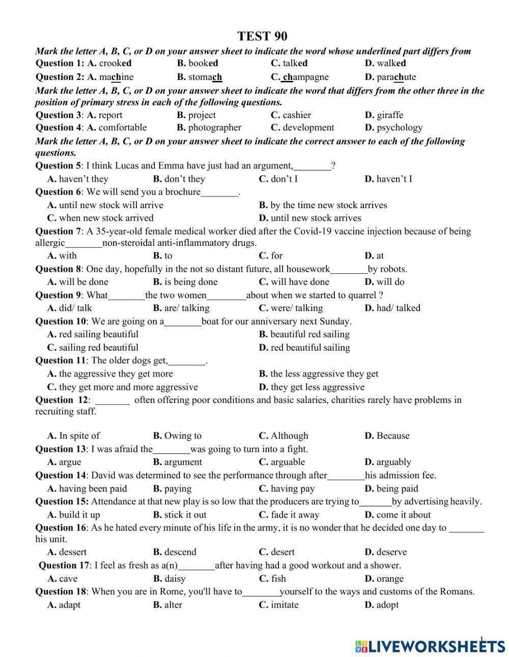 1957206 | E12-test 90 | VanTran | LiveWorksheets