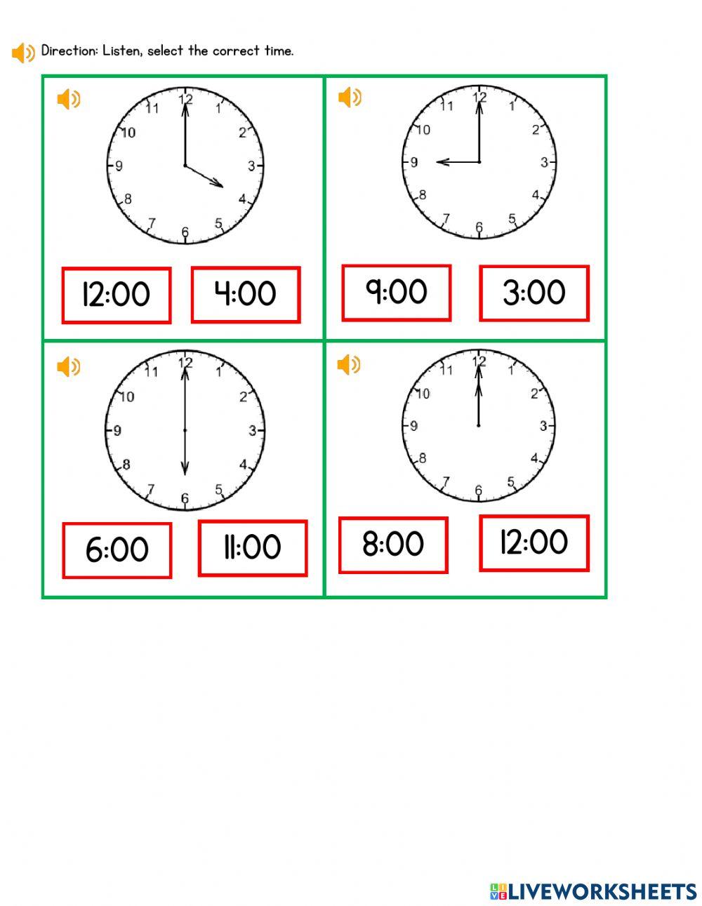 Kinder Summative Assessment week 31 worksheet | Live Worksheets