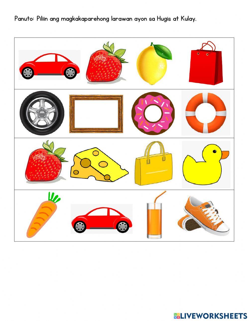 Kinder Summative Assessment week 31 worksheet | Live Worksheets