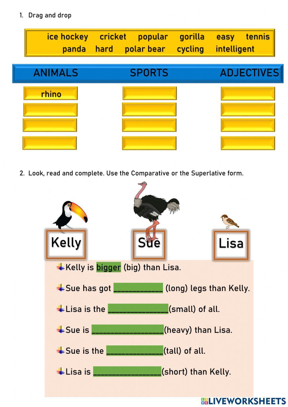 That's amazing! Comparatives 1957415 | Nataliia