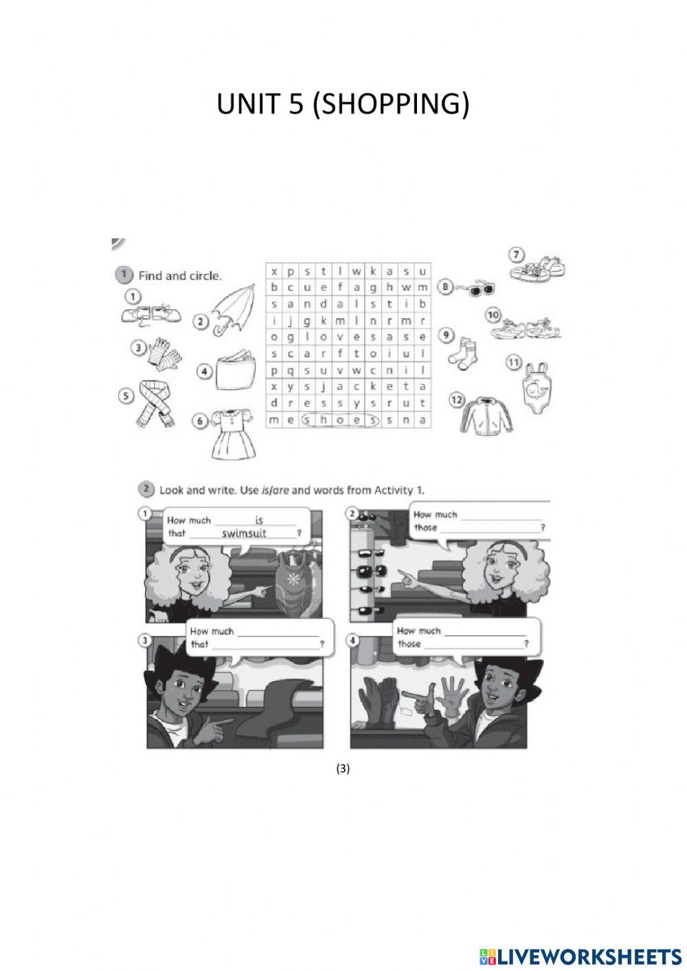 Ingles 5º UD5 worksheet | Live Worksheets