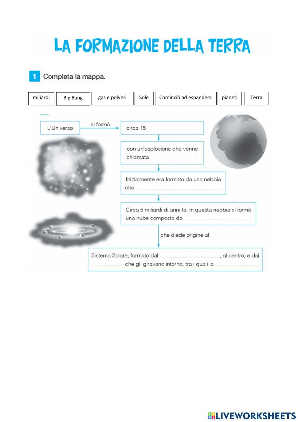 La formazione d… | Free Interactive Worksheets | 6854983