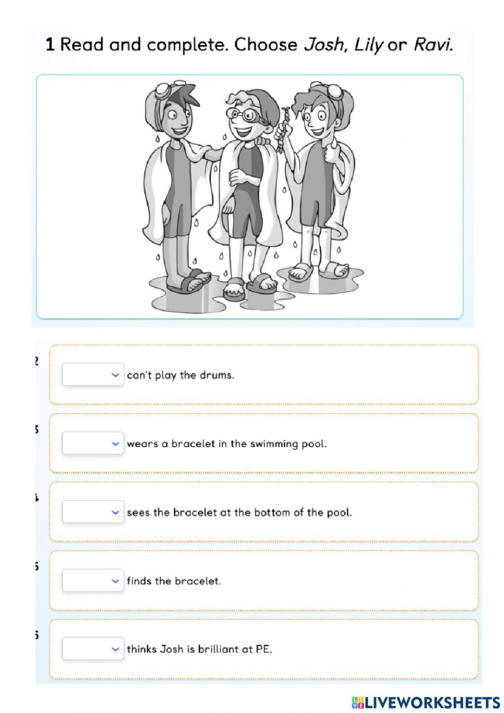 Navio worksheet | Live Worksheets