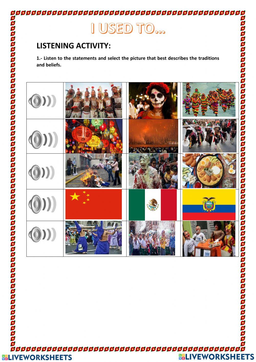 Used to online exercise for | Live Worksheets