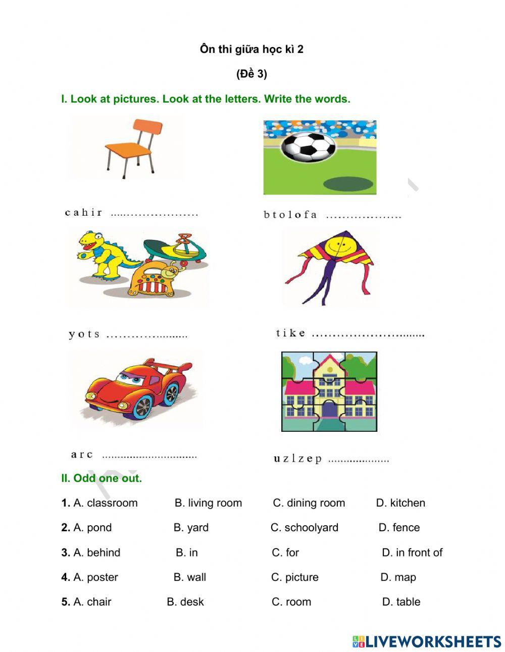 Grade 3 online pdf worksheet | Live Worksheets