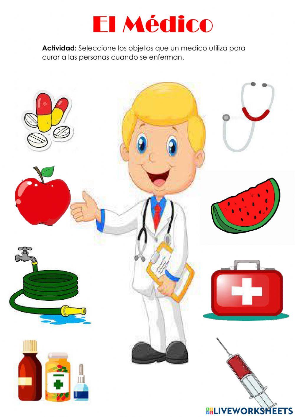 Las Profesiones online pdf worksheet | Live Worksheets