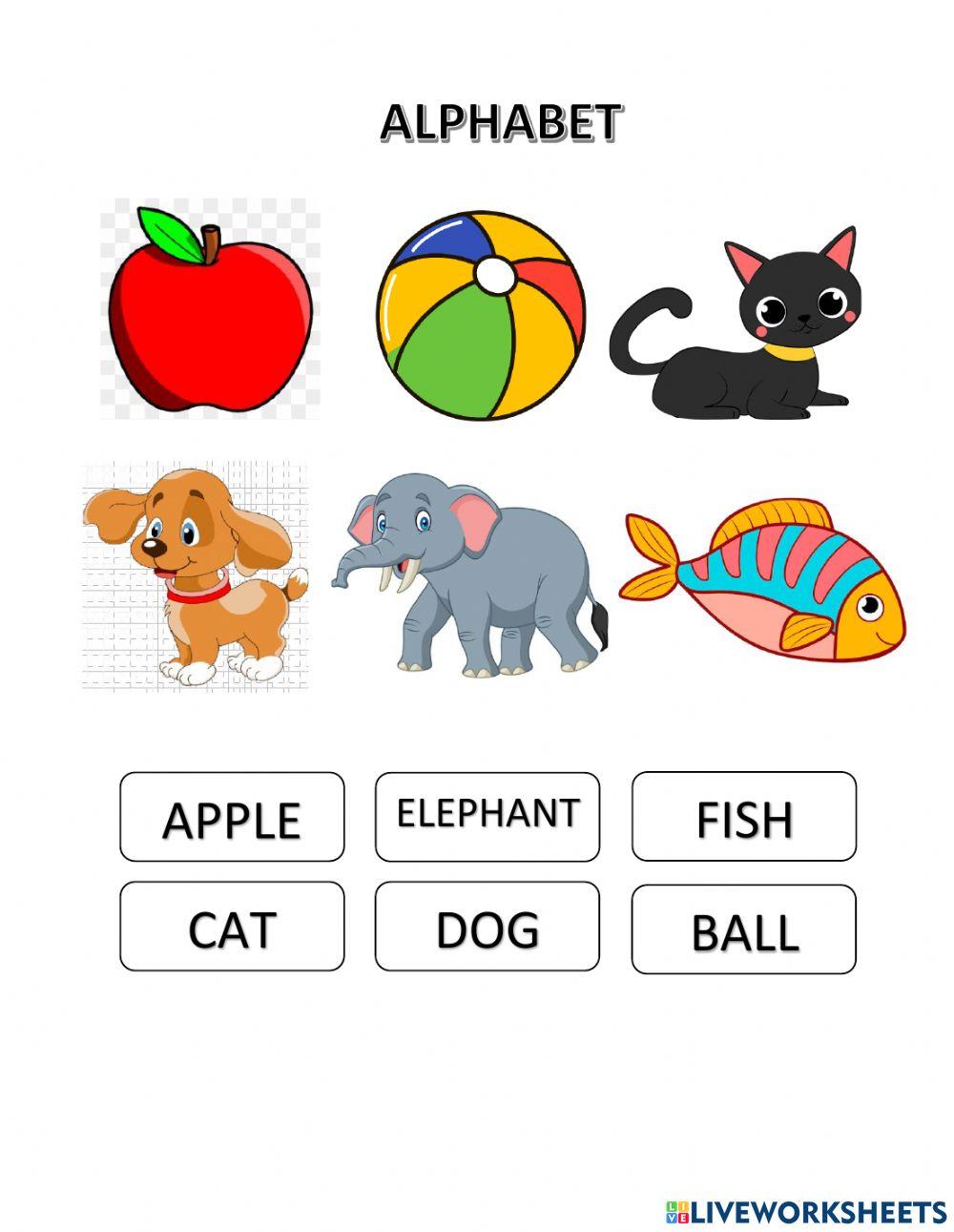 ALPHABET online exercise for | Live Worksheets