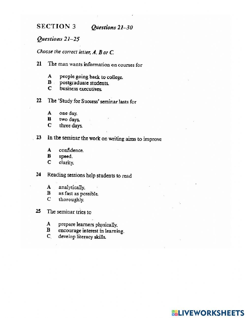 1959418 | Ielts listening test 3(book 4 part 3)