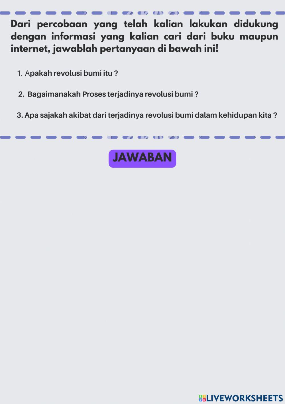 Kelas 6 Kelas 6 worksheet | Live Worksheets