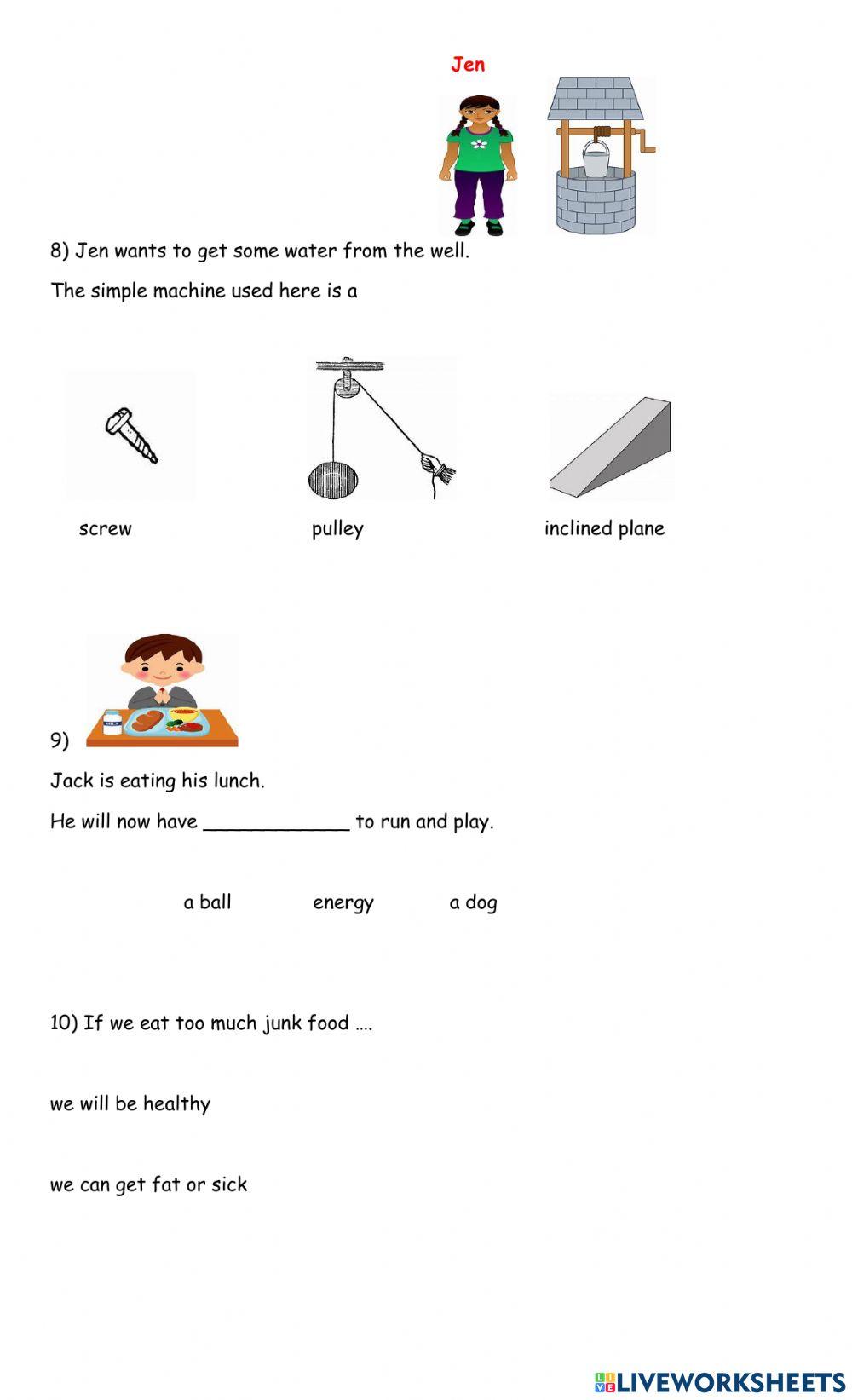 ASSESSMENT SCiENCE TERM 2 online exercise for | Live Worksheets