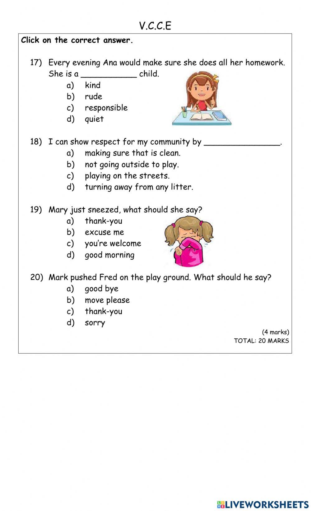 Social Studies-VCCE online exercise for | Live Worksheets