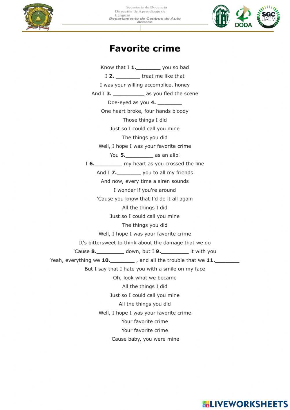 Olivia - Favorite crime 2804321 | AleDeLimon