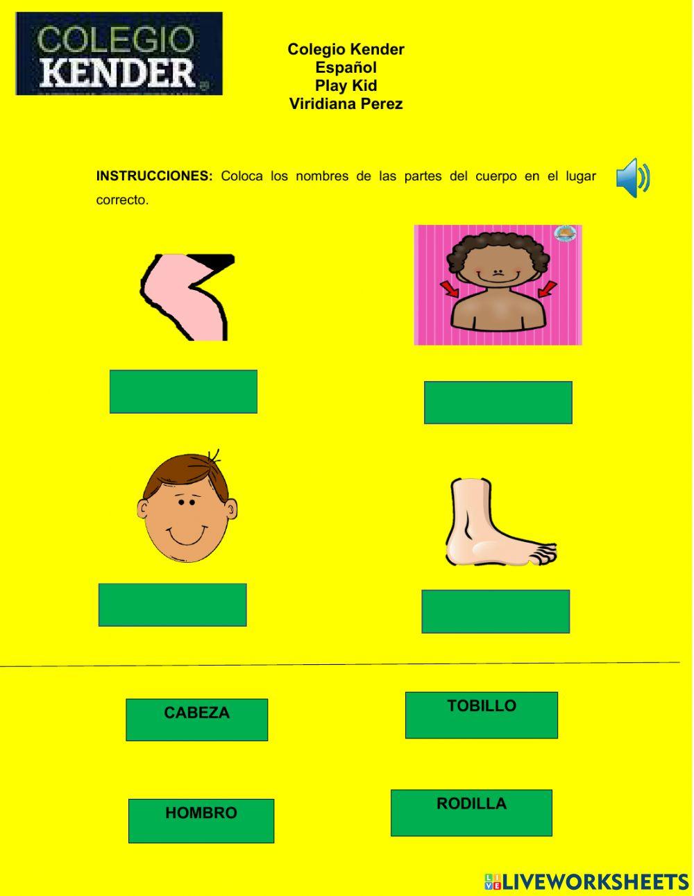 Healthy interactive worksheet for PREESCOLAR | Live Worksheets