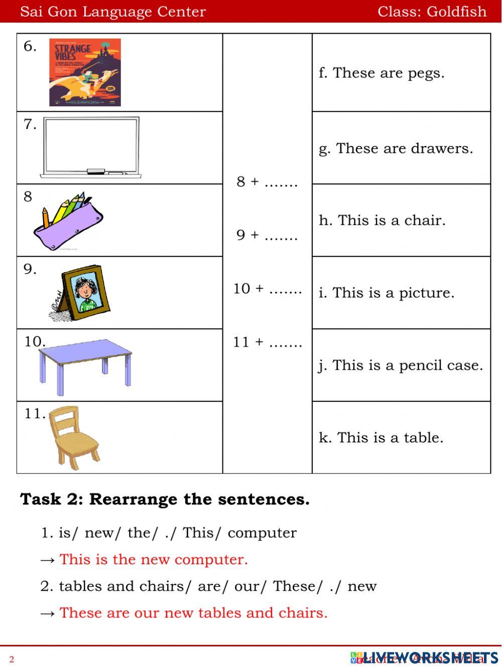 Our new things! | Free Interactive Worksheets | 1962661