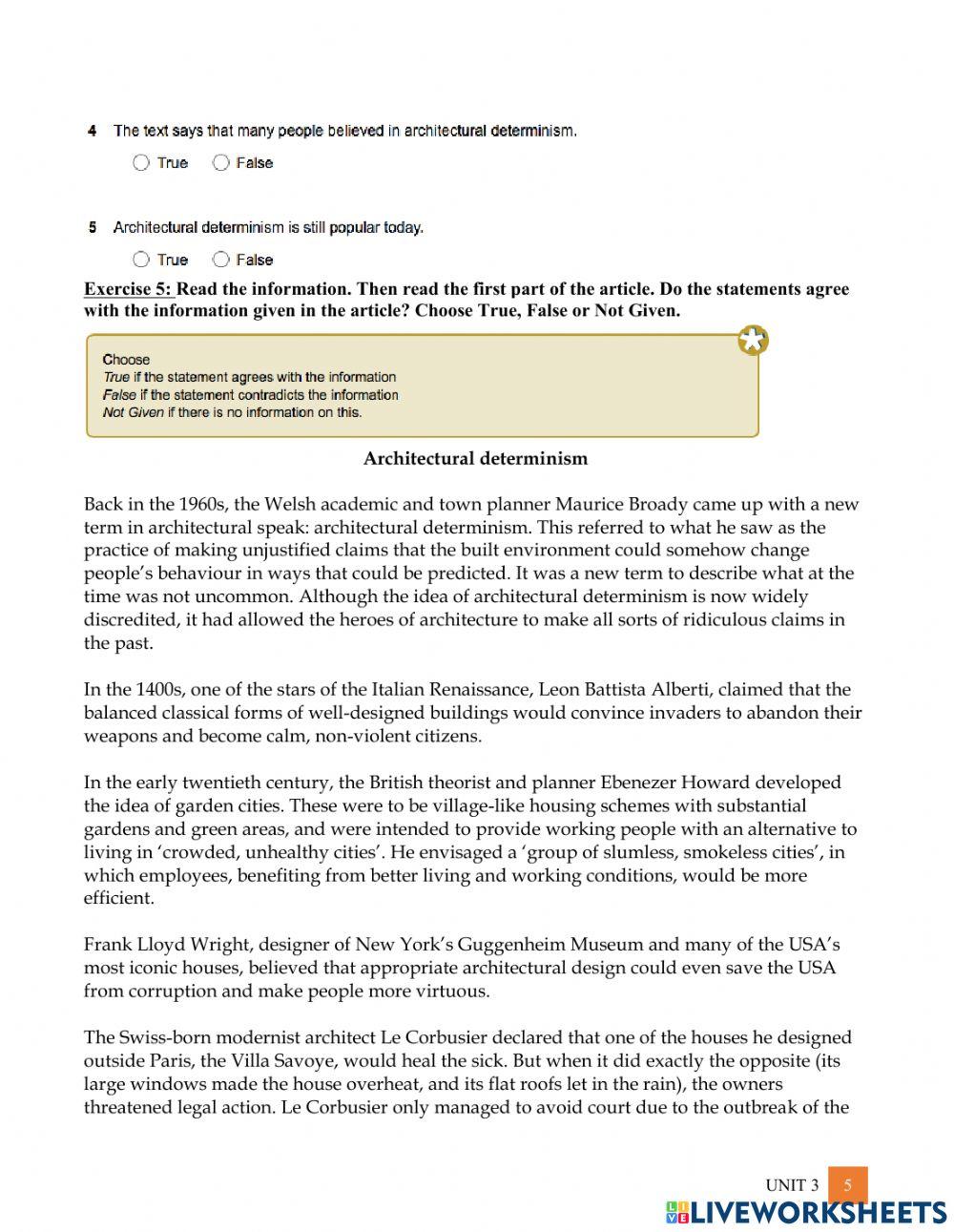 03-Reading worksheet | Live Worksheets