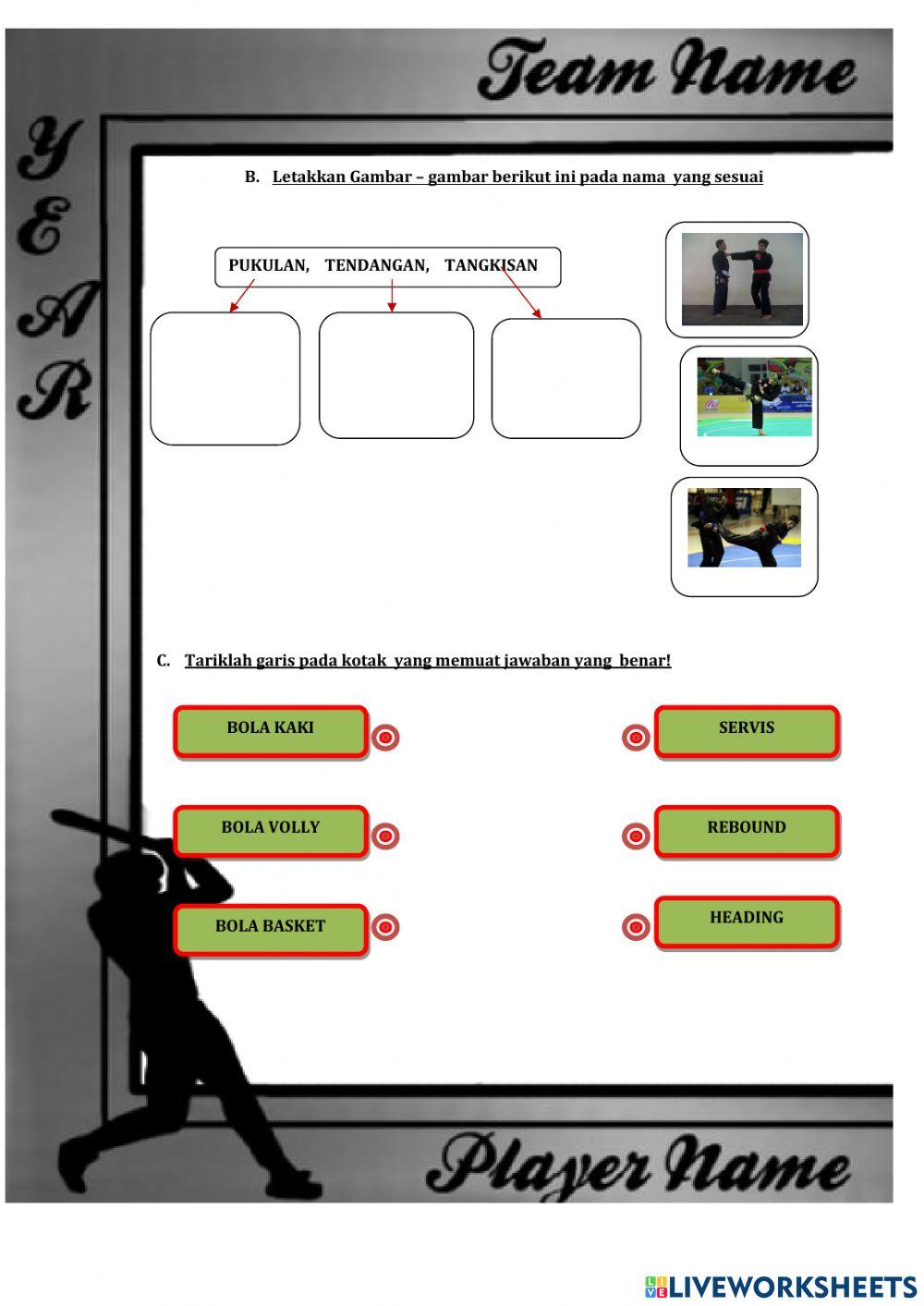 Contoh Membuat LKPD activity | Live Worksheets