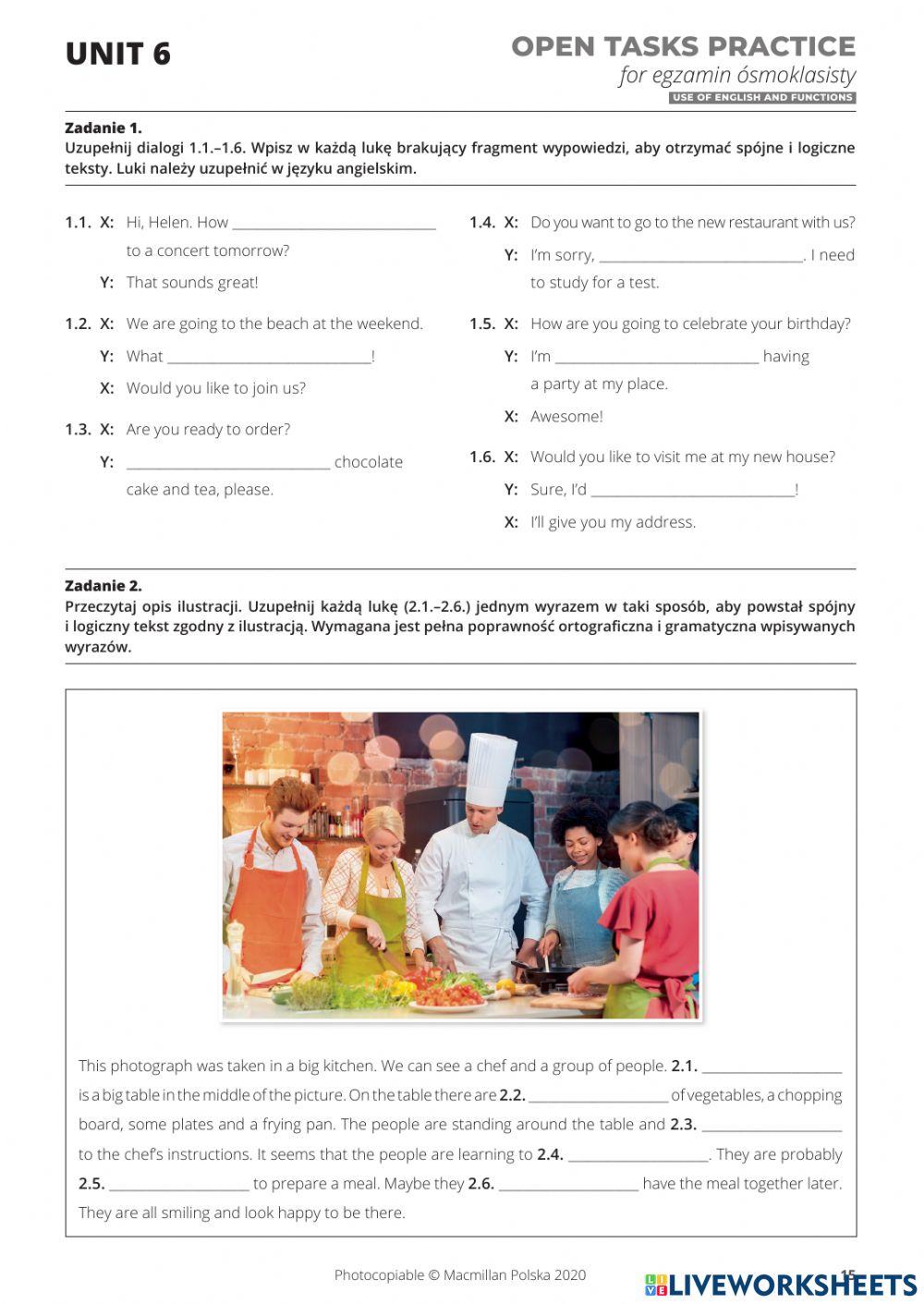 unit 6 | Free Interactive Worksheets | 6856007