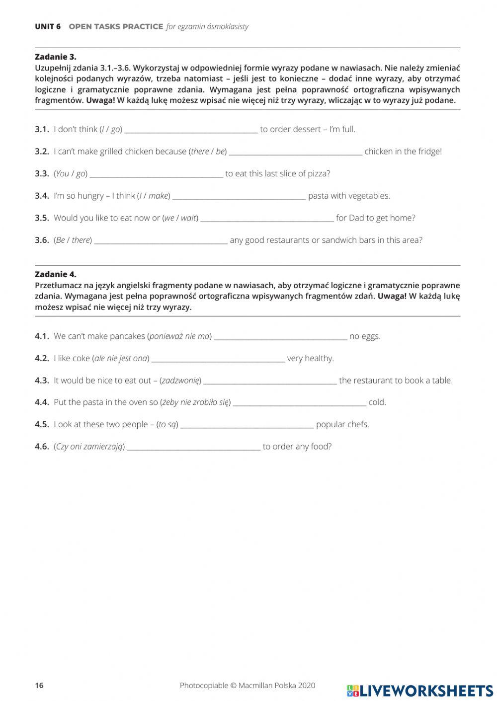 unit 6 | Free Interactive Worksheets | 6856007