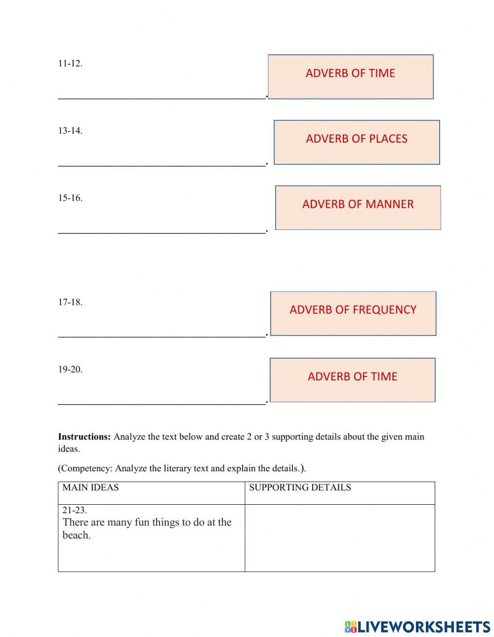 3rd Quarter Exam English 4 1964779 | Norly Grace