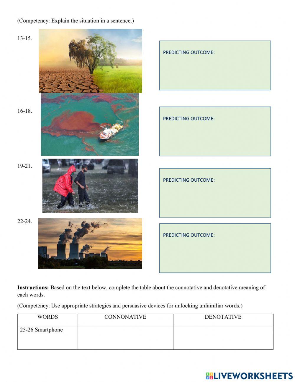 3rd Quarter Exam worksheet | Live Worksheets
