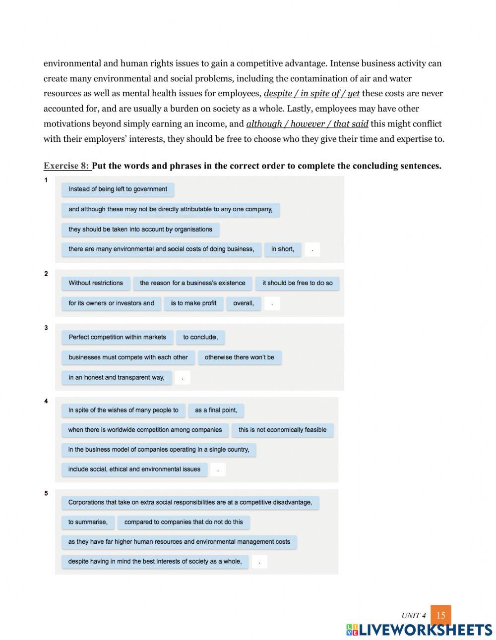 04-Writing worksheet | Live Worksheets
