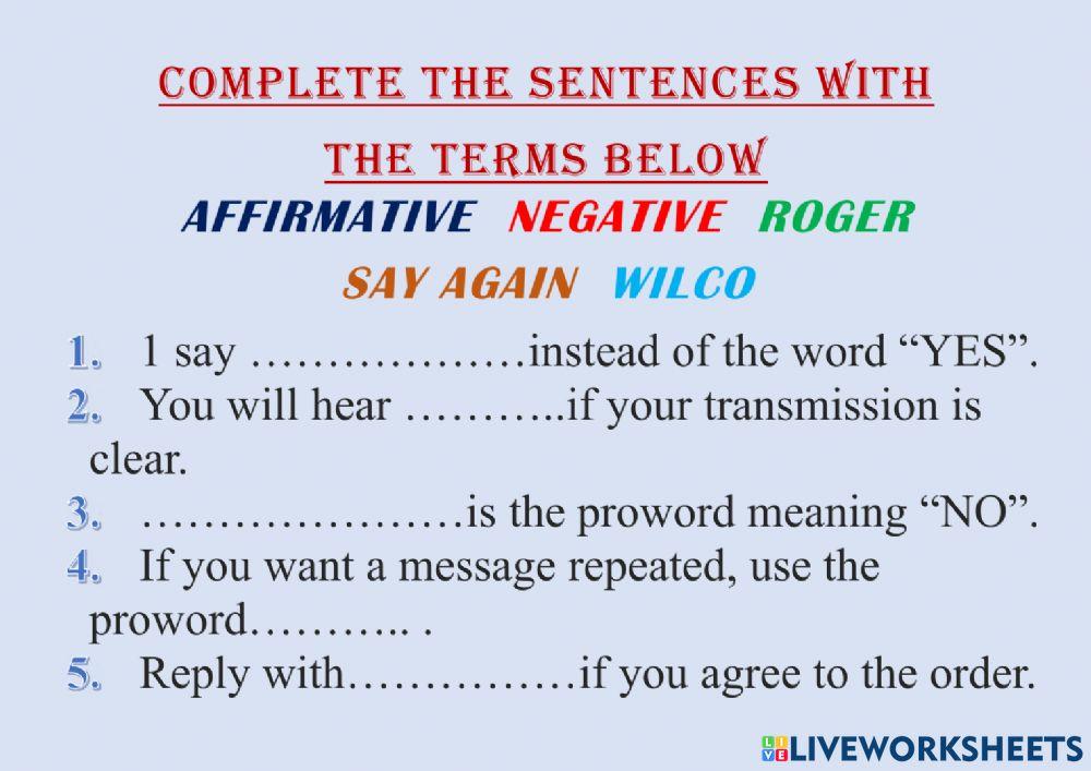 NAVY ALPHABET online exercise for | Live Worksheets