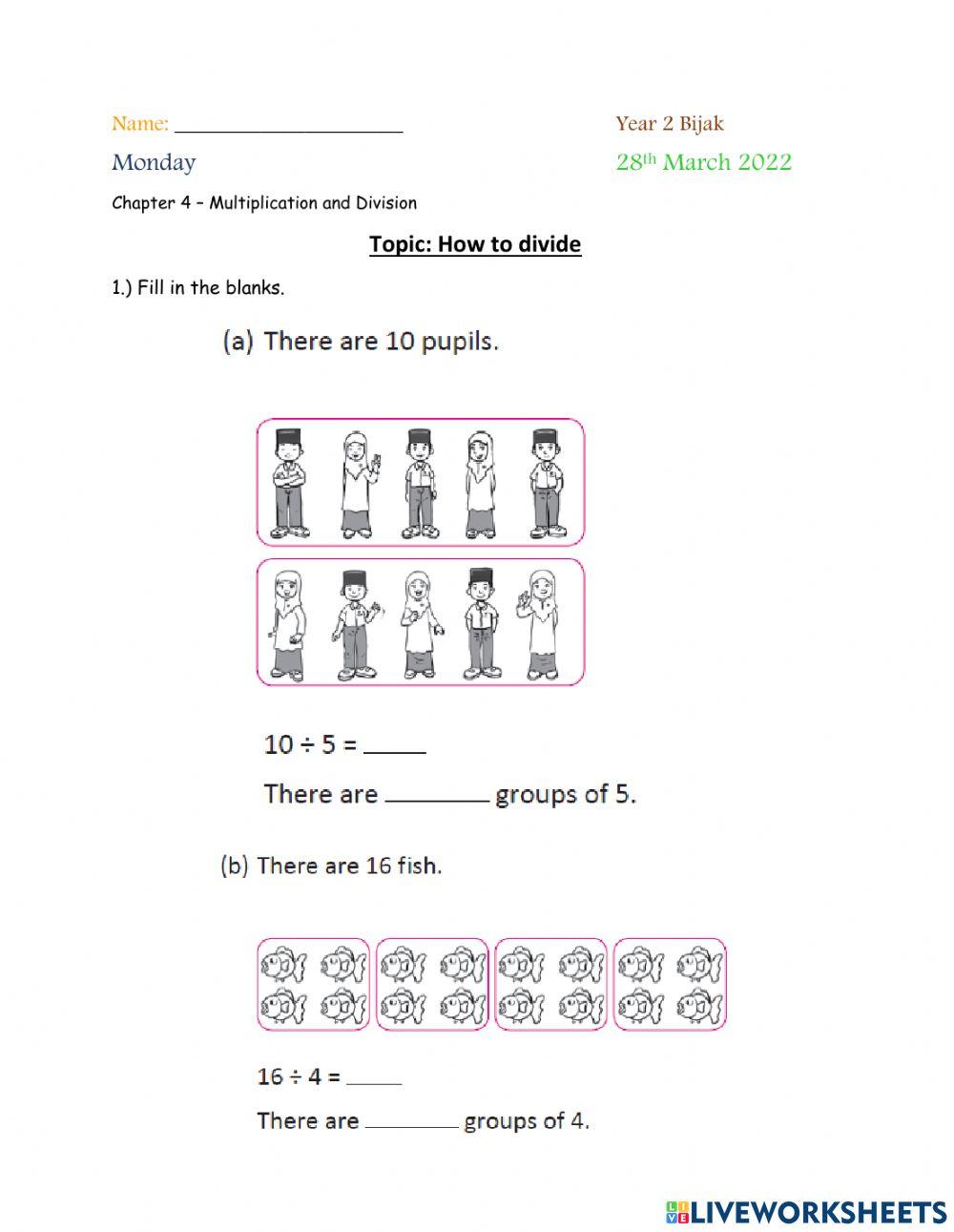 How to divide 1965715 | Nadia_norish | LiveWorksheets