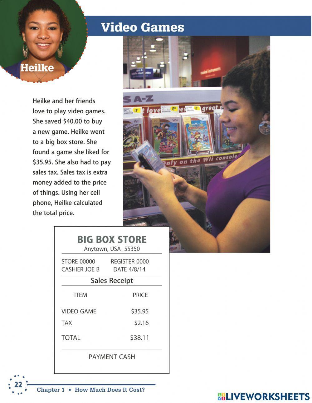 Budget -5 worksheet | Live Worksheets