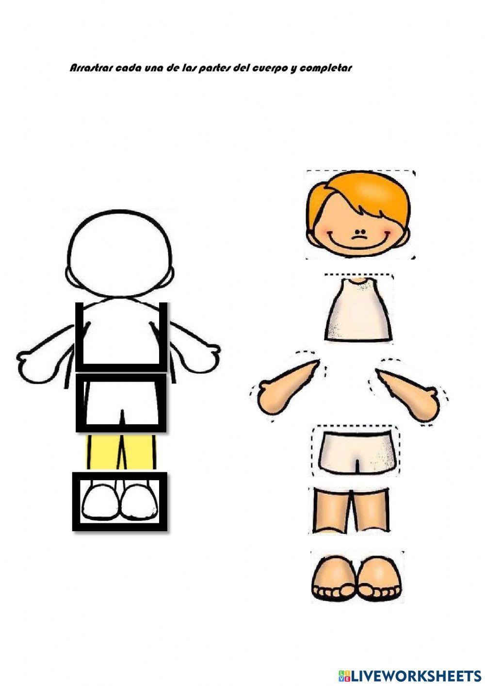 Completar figura worksheet | Live Worksheets