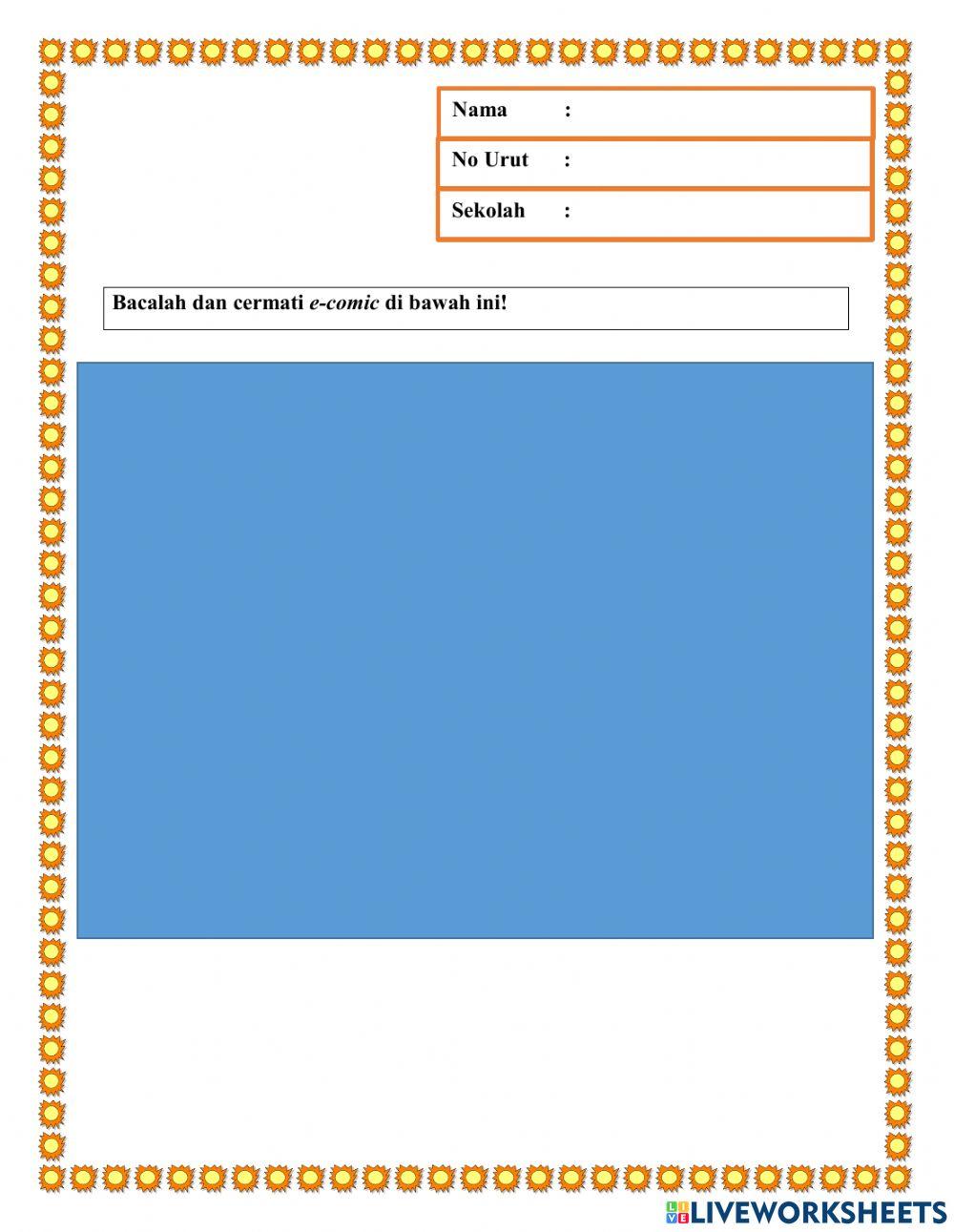 Hujan worksheet | Live Worksheets